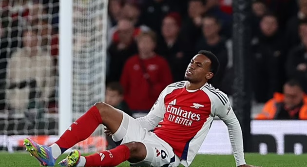 Gabriel chấn thương, vợ cập nhật tình hình