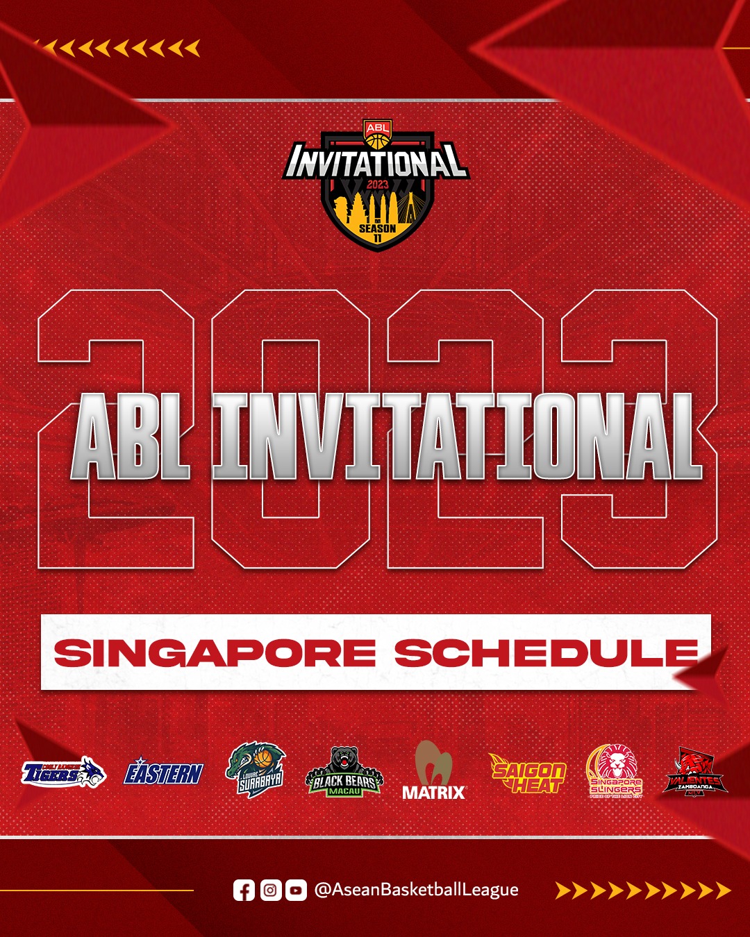 BTC ABL 2023 công bố lịch thi đấu chặng 1