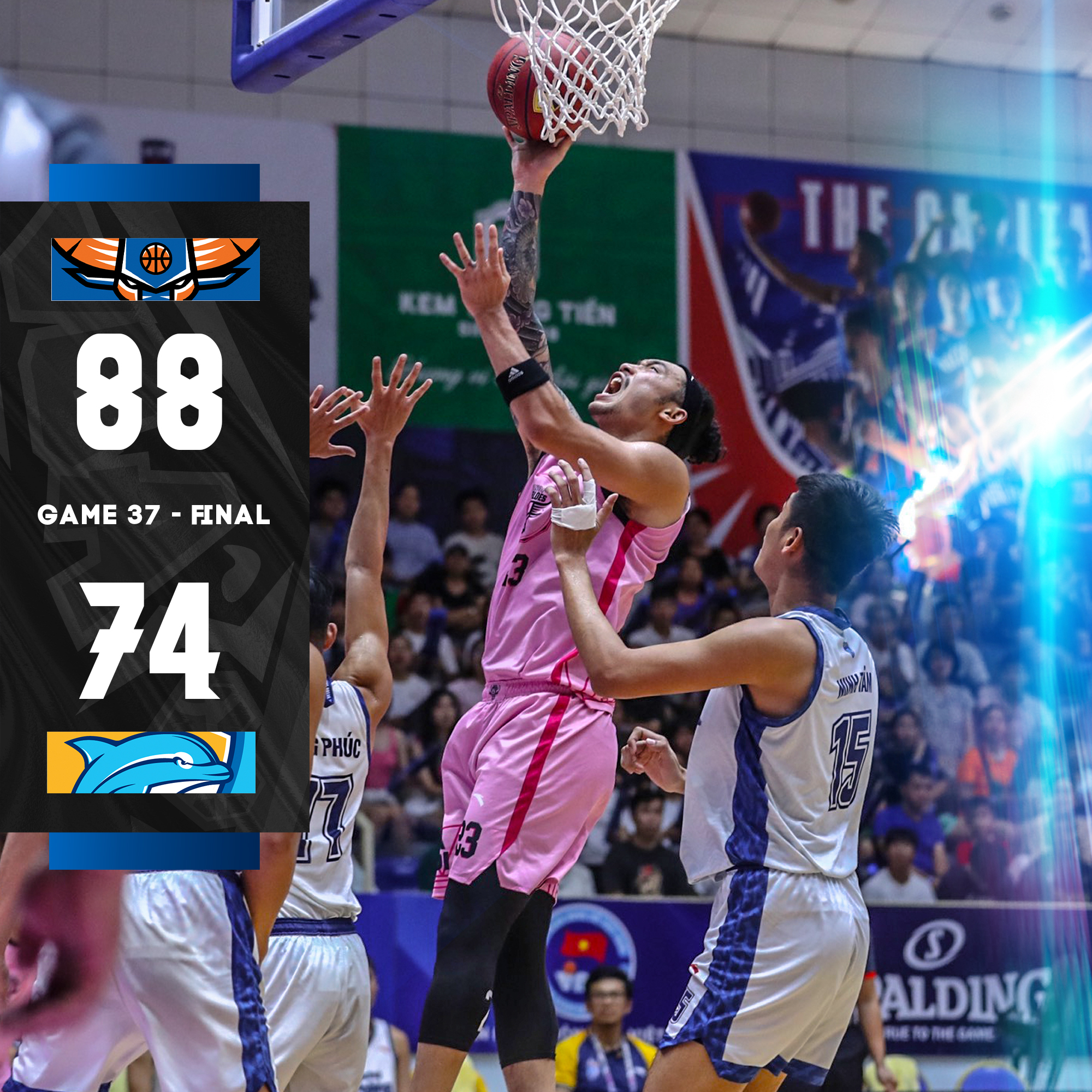Kết quả VBA 2023 Game 37: Hanoi Buffaloes vs Nha Trang Dolphins