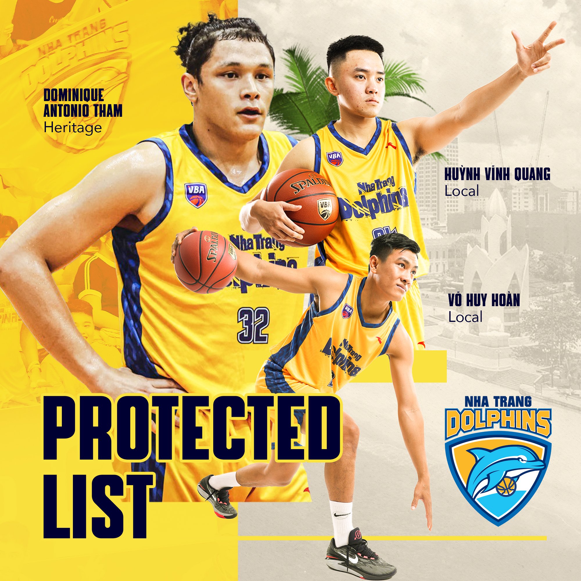 Nha Trang Dolphins công bố dàn nội binh 'khủng' ở VBA 2024