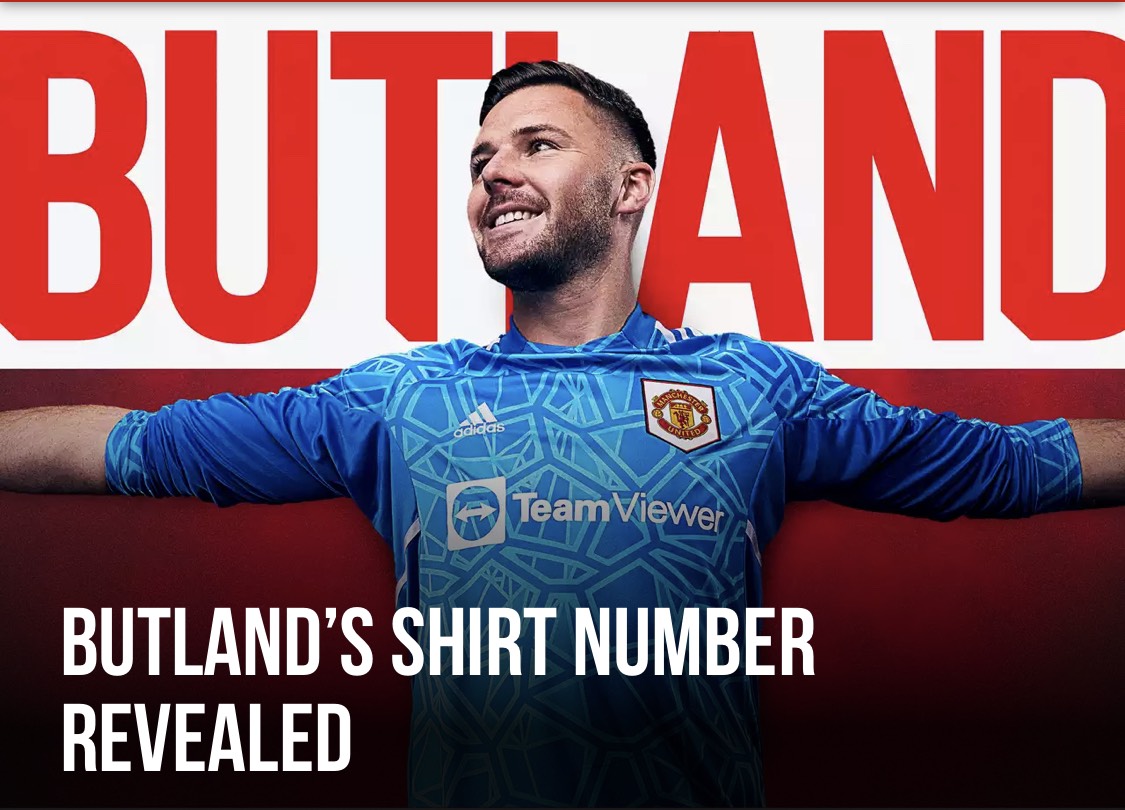 CHÍNH THỨC! Số áo của Jack Butland tại Man Utd
