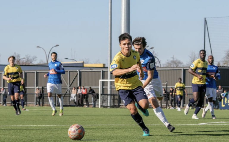 Quang Hải giúp đội B của Pau thắng đậm