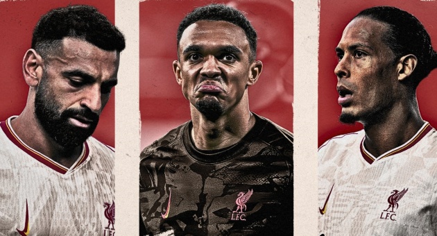 Giá trị của bộ ba trụ cột Liverpool bốc hơi hơn 300 triệu euro