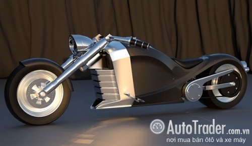 Độc đáo và phong cách với mẫu xe Chopper chạy điện mới