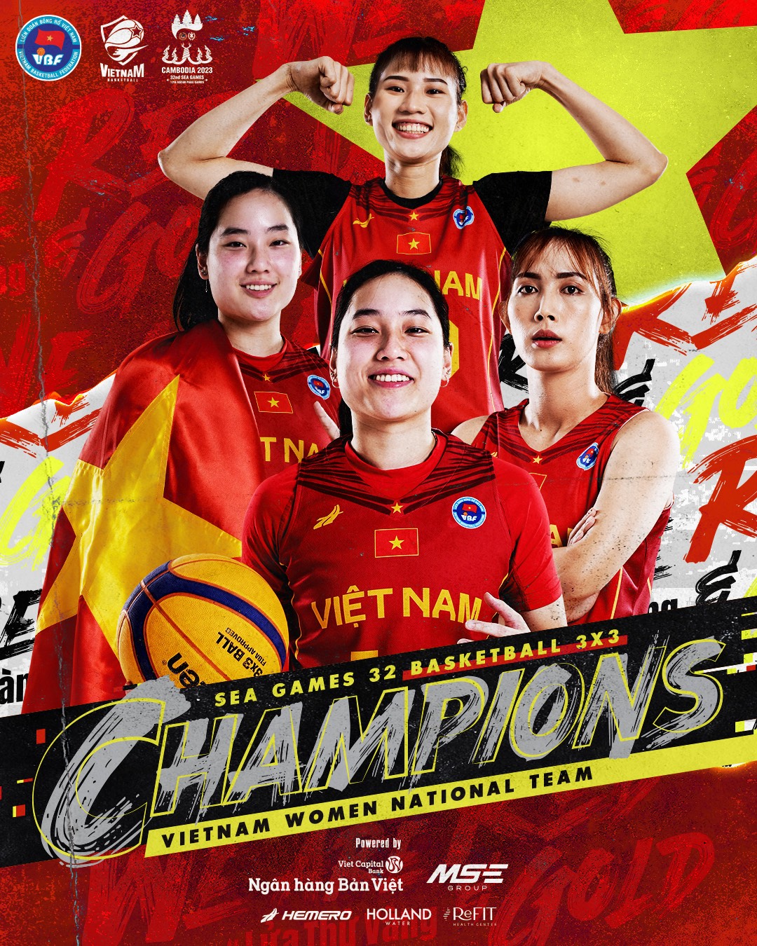 Kết quả bóng rổ 3x3 SEA Games 32 ngày 7/5: Tuyển nữ Việt Nam đoạt HCV ...