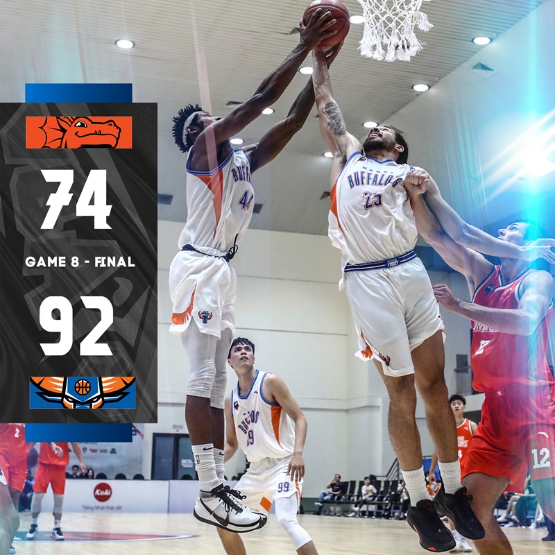 Kết quả VBA 2023 Game 8: Danang Dragons vs Hanoi Buffaloes