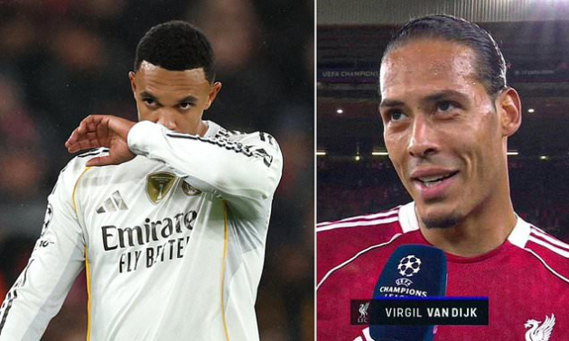 Van Dijk lạnh lùng đáp trả, Alexander-Arnold trải qua ngày trở lại ...