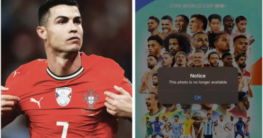 FIFA gỡ poster World Cup 2026 sau tranh cãi vắng mặt Ronaldo